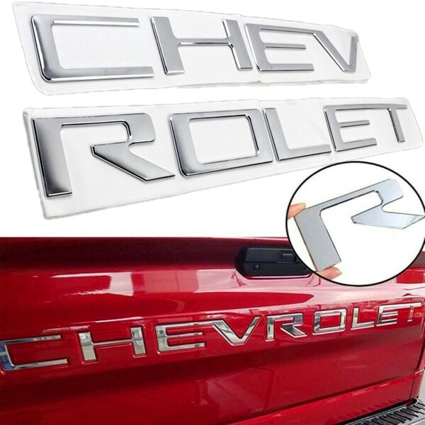 Chevy Silverado Tailgate Letters - Etsy