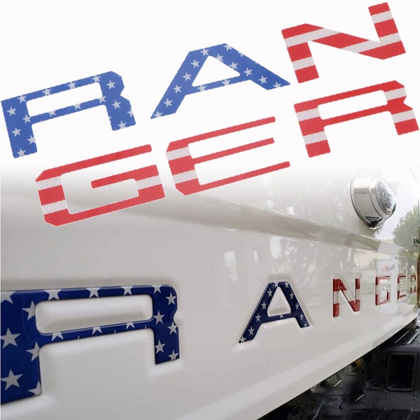 Ford Ranger Tailgate Letters Flag - Etsy