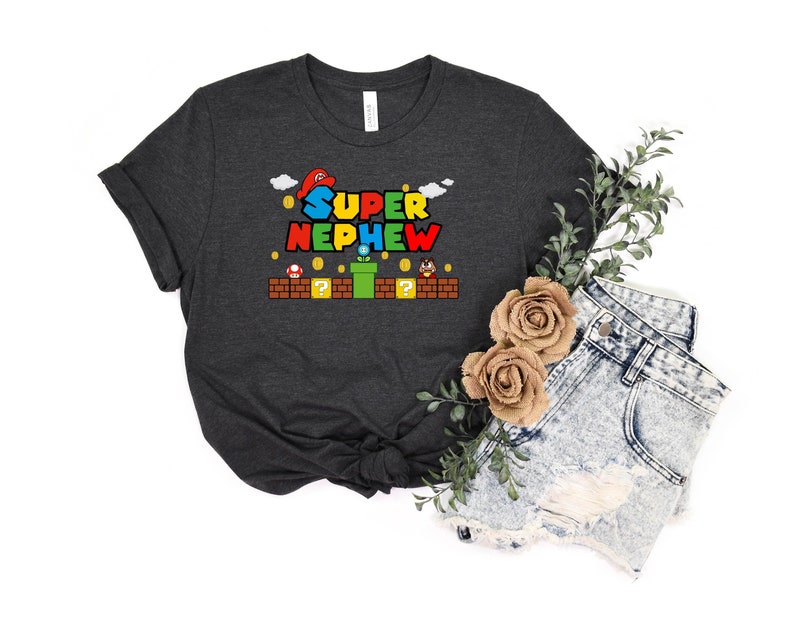 Super Nephew Shirt, Birthday Nephew Shirt, Gamer Nephew Shirt, Gift for ...