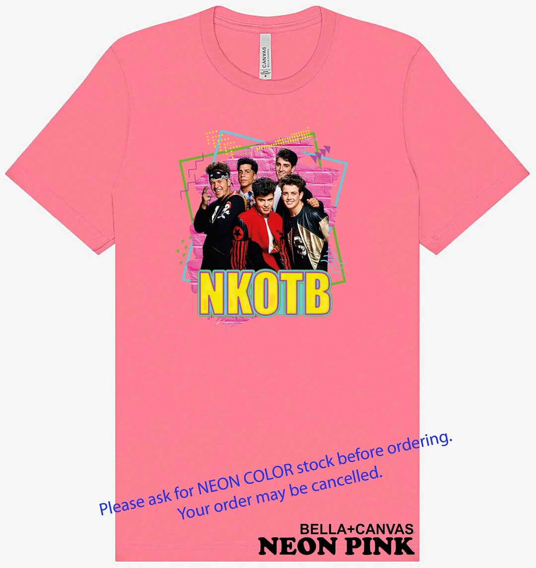 NKOTB Magic Summer 2024 Neon Colors Shirt, New Kids on the Block Shirt ...