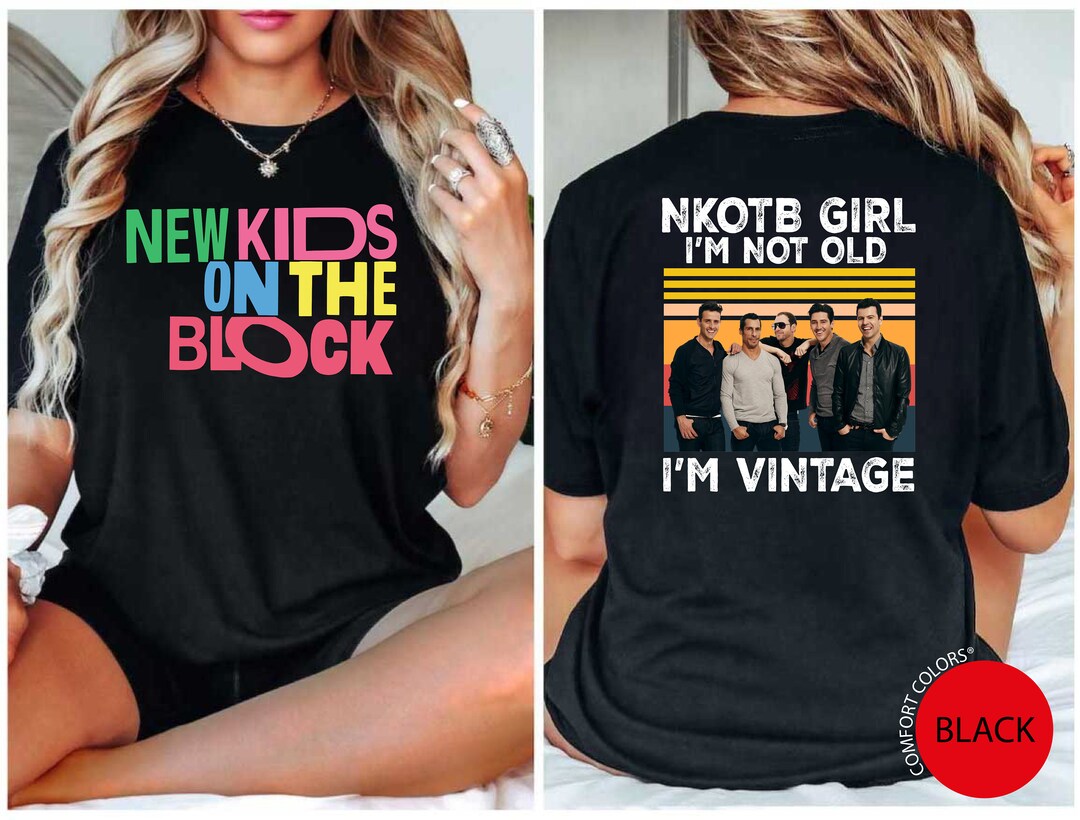 Comfort Colors, NKOTB Girl Shirt, Vintage Girls Shirt, New Kids on the ...