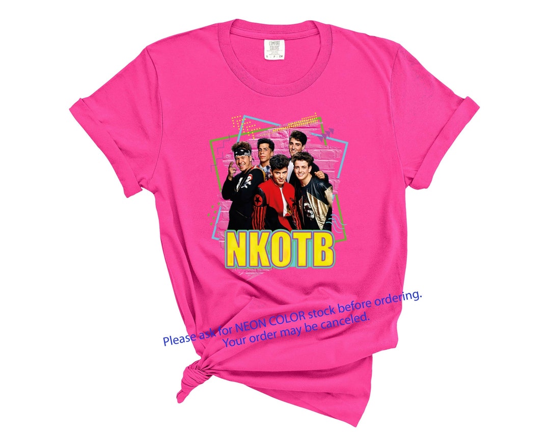 Comfort Colors NKOTB Neon Magic Summer 2024 Shirt, New Kids on the ...