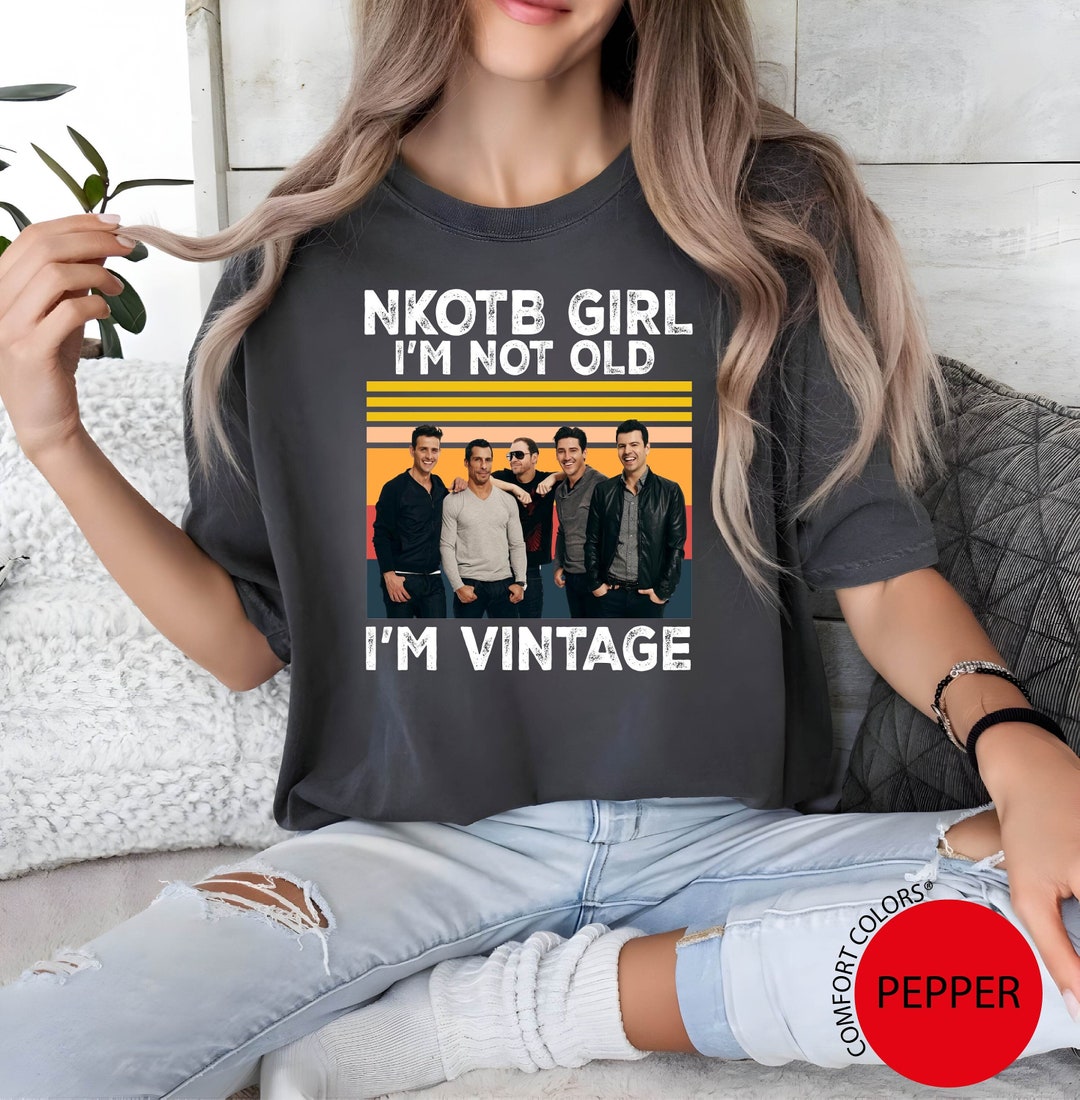 Comfort Colors, NKOTB Girl Shirt, Vintage Girls Shirt, New Kids on the ...