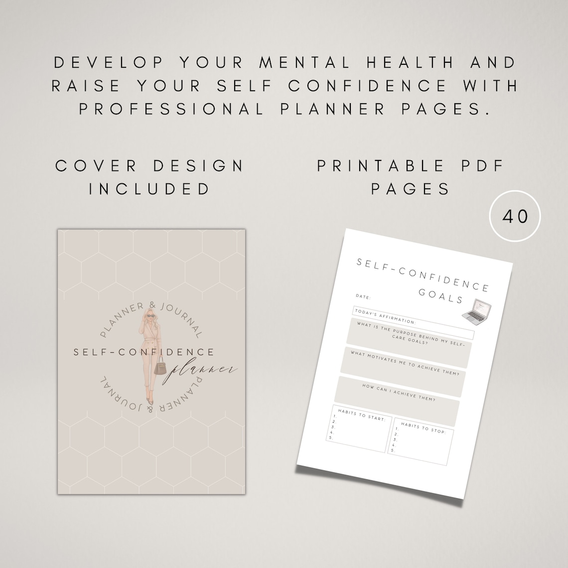 Printable Self-confidence Worksheet Digital Self-esteem - Etsy