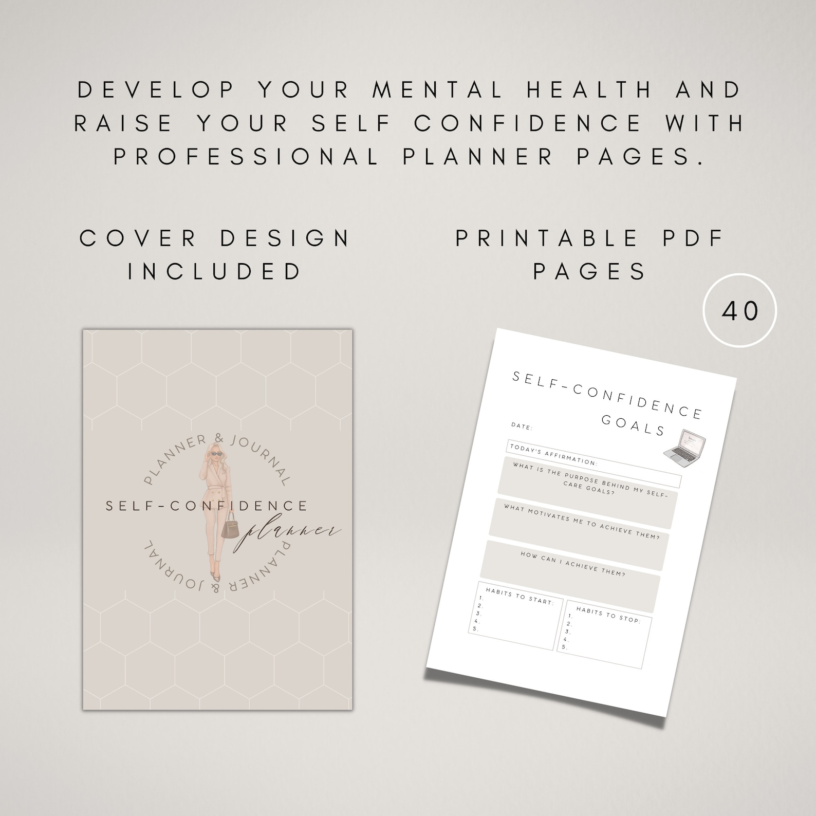 Printable Self-confidence Worksheet Digital Self-esteem - Etsy