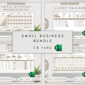 Small Business Expense Spreadsheet Excel | Client Tracker Excel ...
