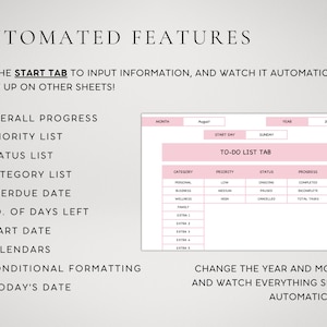 Excel Task Tracker Template| Excel Planner Spreadsheet Monthly to Do ...