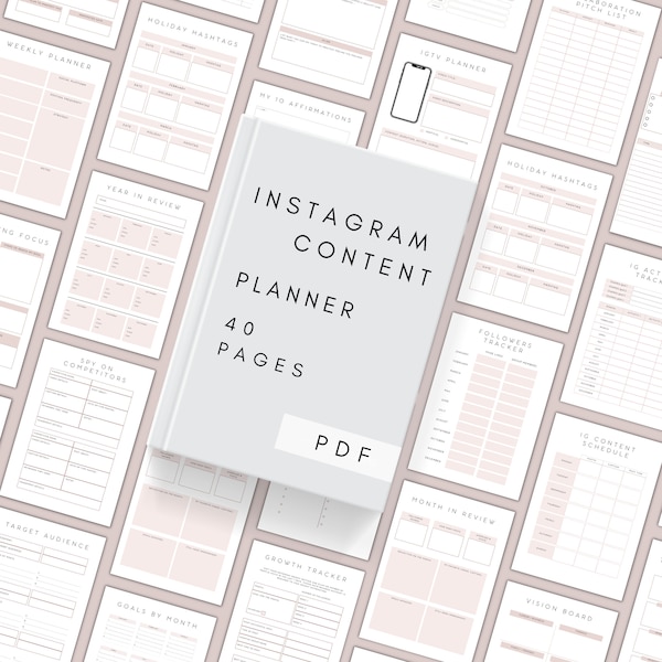 Instagram Planner - Etsy