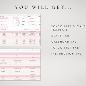 Task Planner Template Spreadsheet Excel | Productivity Planner ...