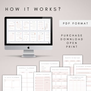 Printable Instagram Content Planner | Marketing Planner | IG Strategy ...