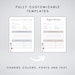 Student Planner Printable | Editable Canva Academic Planner Template ...