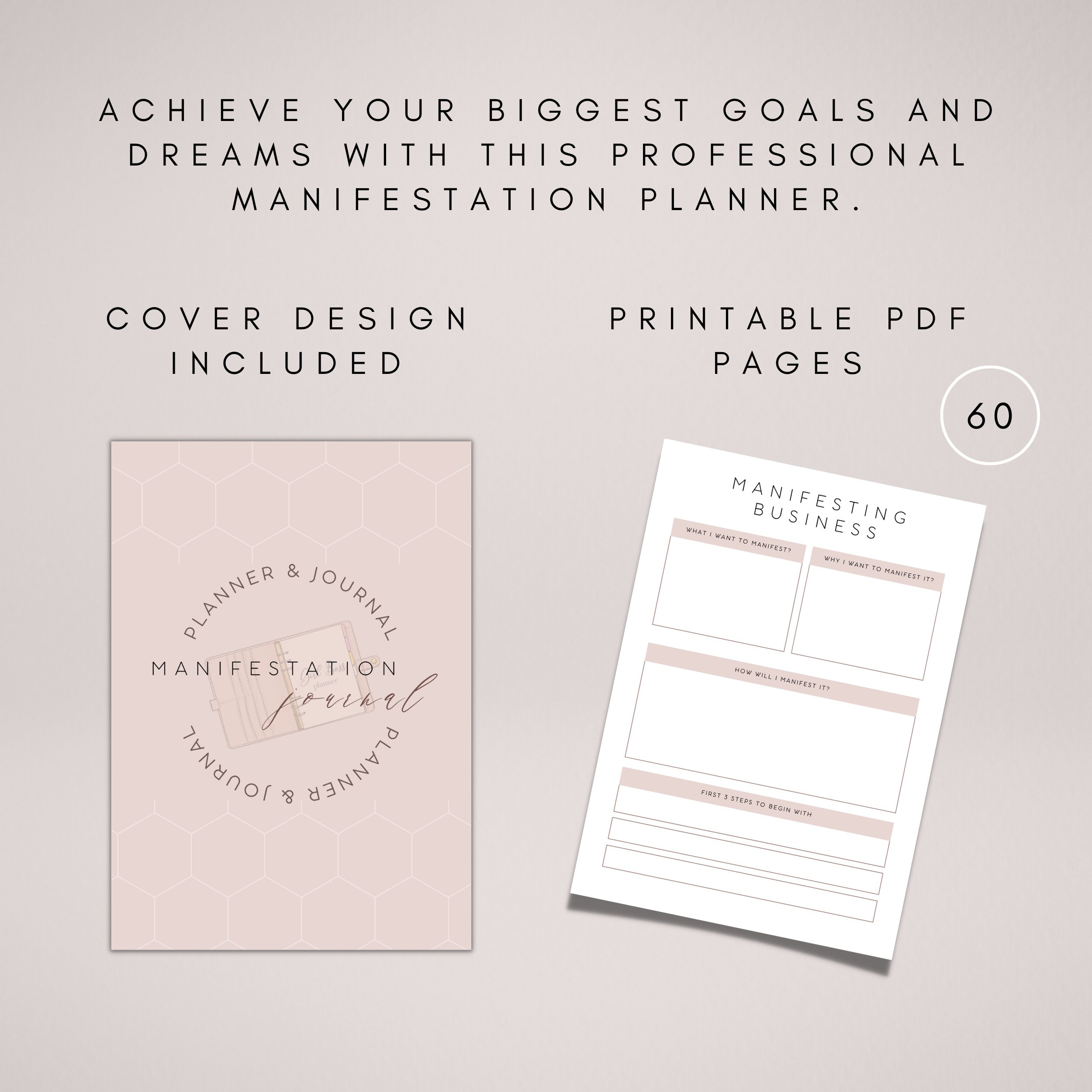 Manifestation Journal Digital Law of Attraction Printable - Etsy