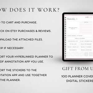 Digital Travel Journal Template | Travel Planner for Goodnotes | Travel ...