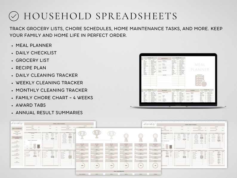 Google Spreadsheet Cleaning Checklist | Weekly House Chores | Clean ...