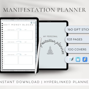 2026 Digital Manifestation Planner | Daily / Weekly Gratitude Journal ...