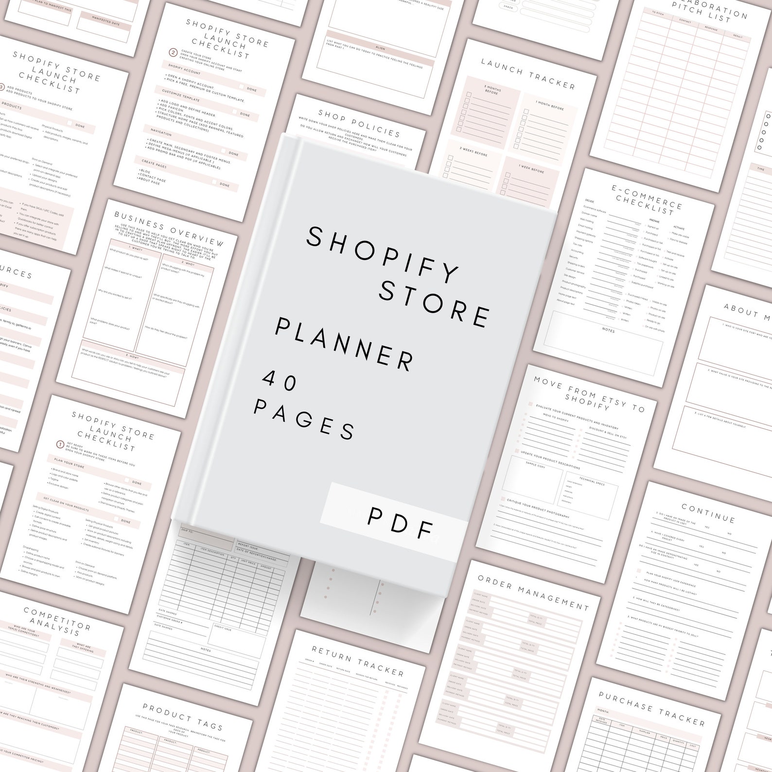 Printable Shopify Store Checklist Digital Small Business - Etsy