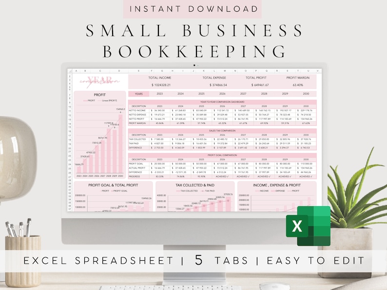 Small Business Expense Spreadsheet Excel | Bookkeeping Spreadsheet ...