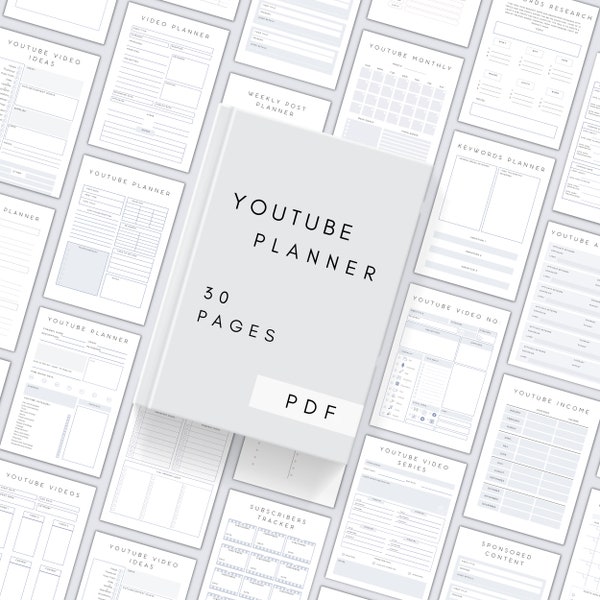 Youtube Video Checklist - Etsy