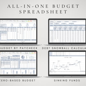 Excel Template | Finance Spreadsheet Bundle | Digital Budget Template ...
