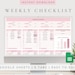 Digital to Do List Spreadsheet Template Daily,weekly,monthly Planner ...