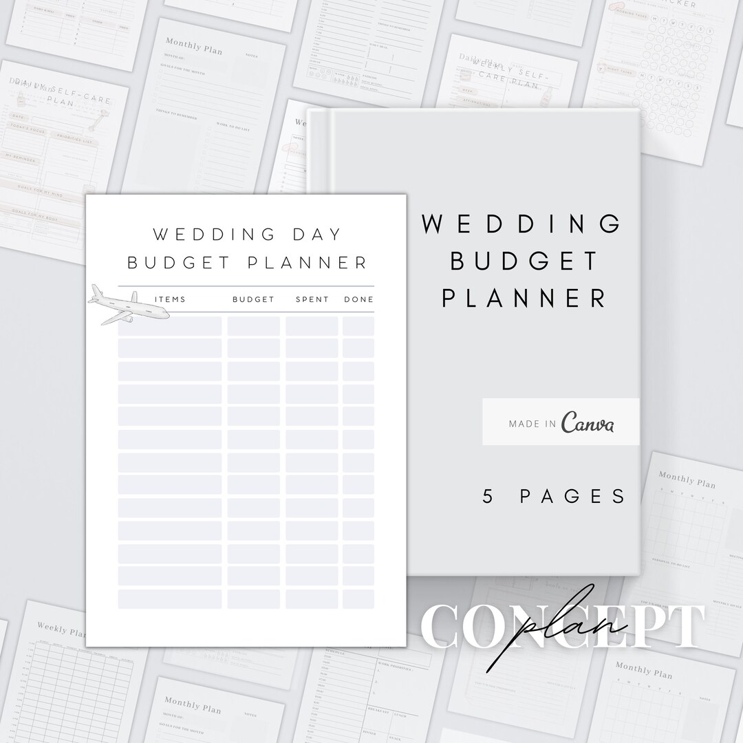 Wedding Budget Planner Printable | Editable Wedding Expense Tracker PDF ...
