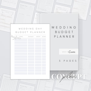 Wedding Budget Planner Printable | Editable Wedding Expense Tracker PDF ...