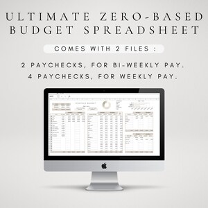 Ultimate Zero-based Budget Template Zero Based Budget - Etsy