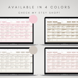 2026 Digital Calendar Template Excel | Task Planner Spreadsheet ...