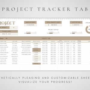 Client Tracker| Small Business Spreadsheet| Google Sheets Planner ...