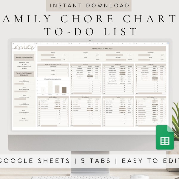 Family Organization - Etsy