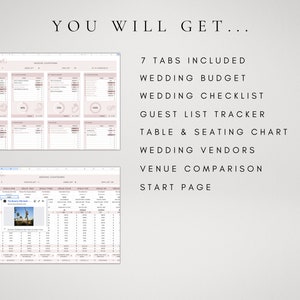 Wedding Planner Google Sheets| Digital Wedding Planning Spreadsheet ...