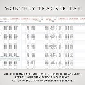 Automated Bookkeeping Template Google Sheets Small Business Finance ...
