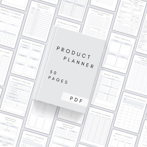 Printable Product Planner Business Startup Planner - Etsy