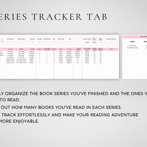 Track Your Reading Progress | Digital Reading Tracker Spreadsheet for ...