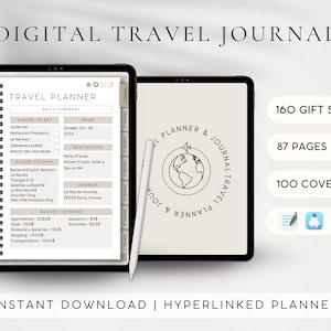 Goodnotes Travel Planner | Digital Travel Journal Template | Holiday ...