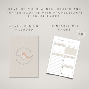 Daily Prayer Journal Printable | Digital Christian Planner | Faith ...