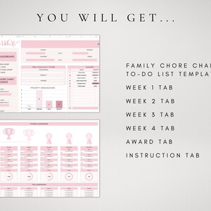 Family Organization Template | To-do List Spreadsheet Template Google ...