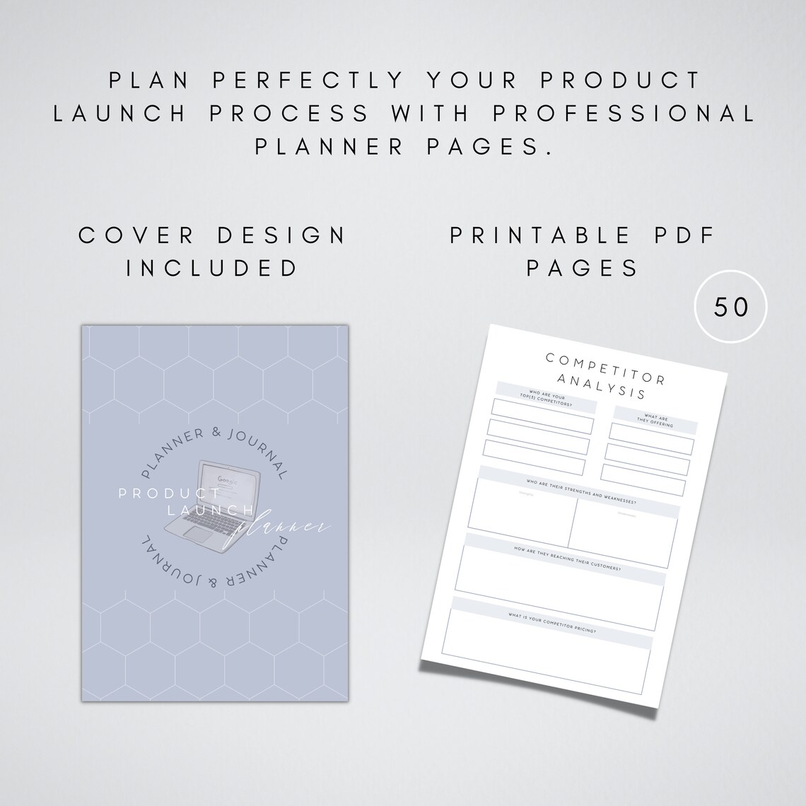 Printable Product Planner | Business Startup Planner | Promotion ...