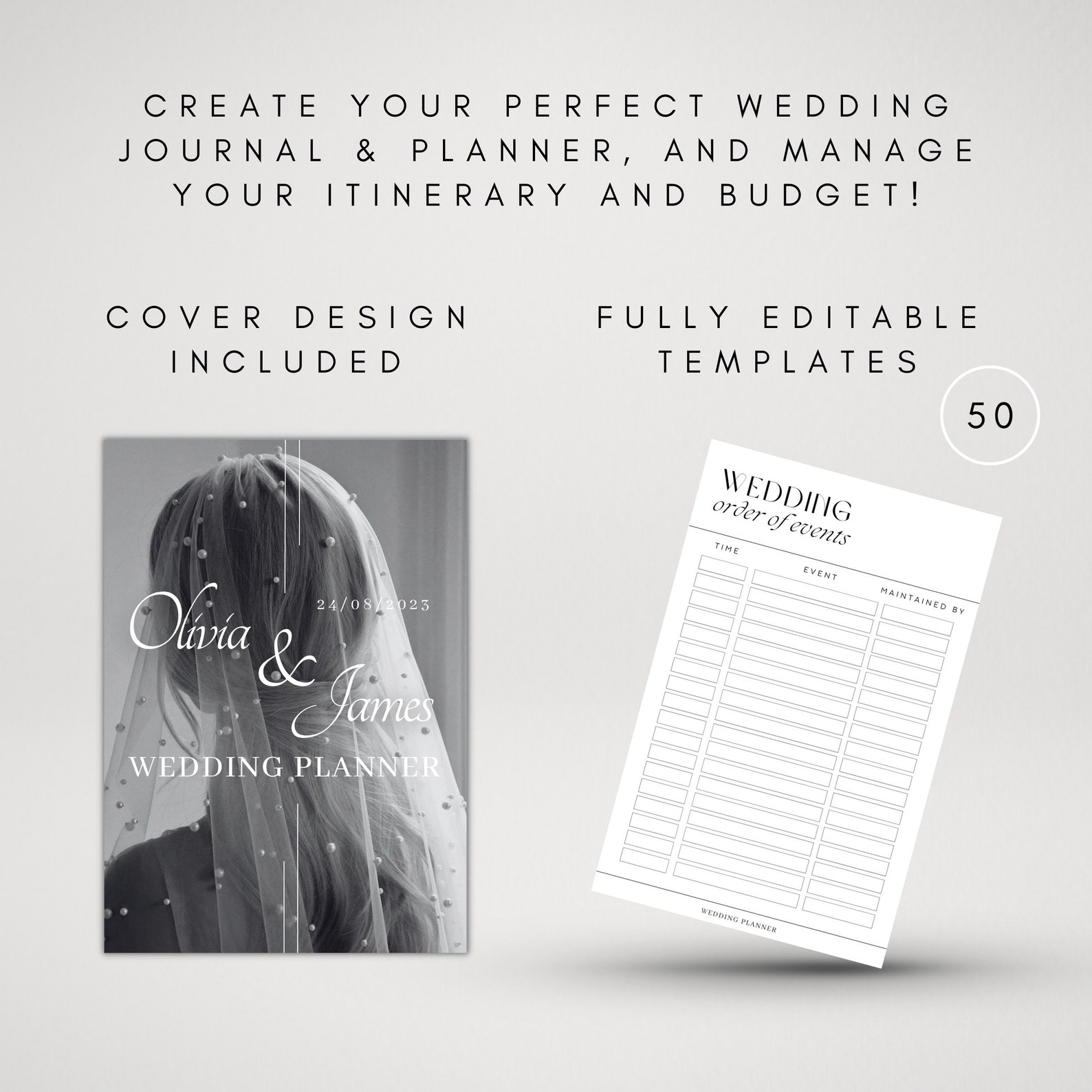 Digital Wedding Planning Binder Canva Wedding Weekend - Etsy