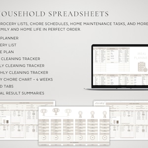Spreadsheet Template Bundle | Digital Planner Google Sheet | Digital ...
