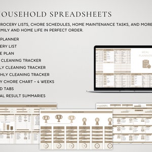 Spreadsheet Template Bundle | Digital Planner Google Sheet | Digital ...