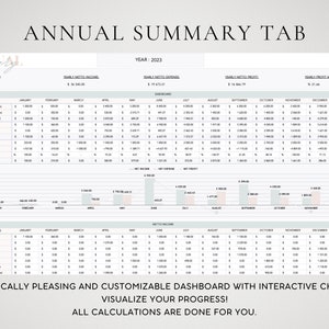 Excel Bookkeeping Spreadsheet Template | Small Business Budget Tracker ...