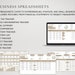 Spreadsheet Template Bundle | Digital Planner Google Sheet | Digital ...