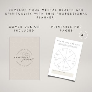 Spirituality Planner Printable | Awakening Journal PDF | Tarot Journal ...