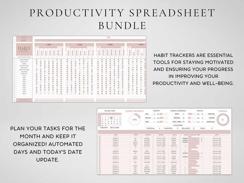 Life Planner Google Sheets 2026 | Tracker Spreadsheet | Google Sheets ...