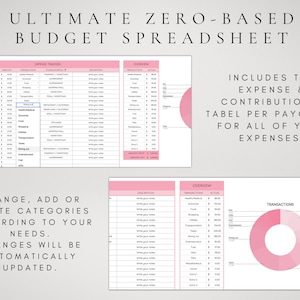 Bi-weekly Weekly Budget Template | Debt Payoff Tracker | Debt Snowball ...