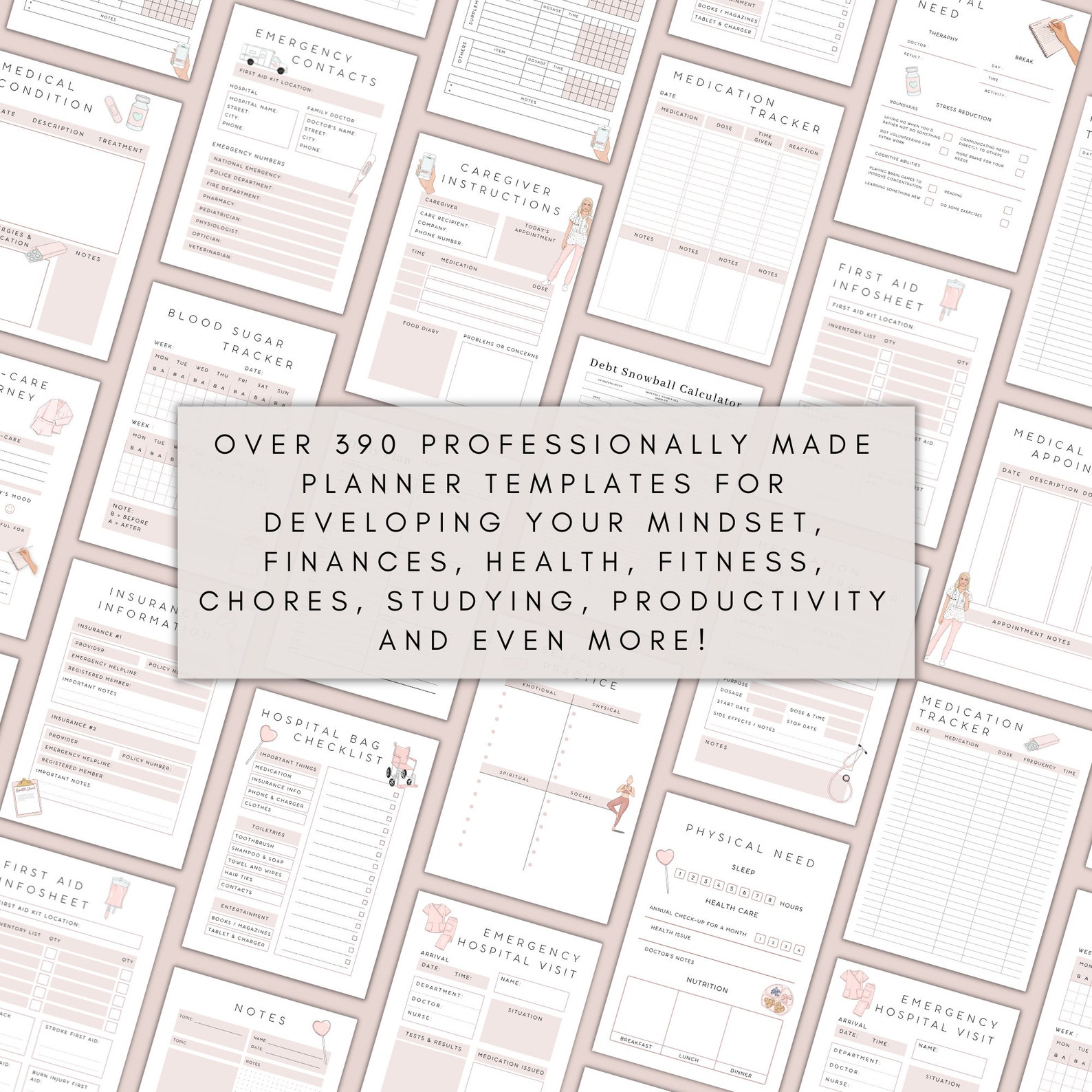 Ultimate Life Planner Bundle ADHD Planner Digital - Etsy