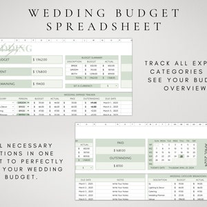 Digital Wedding Budget Tracker | Wedding Expense Tracker | Finance ...