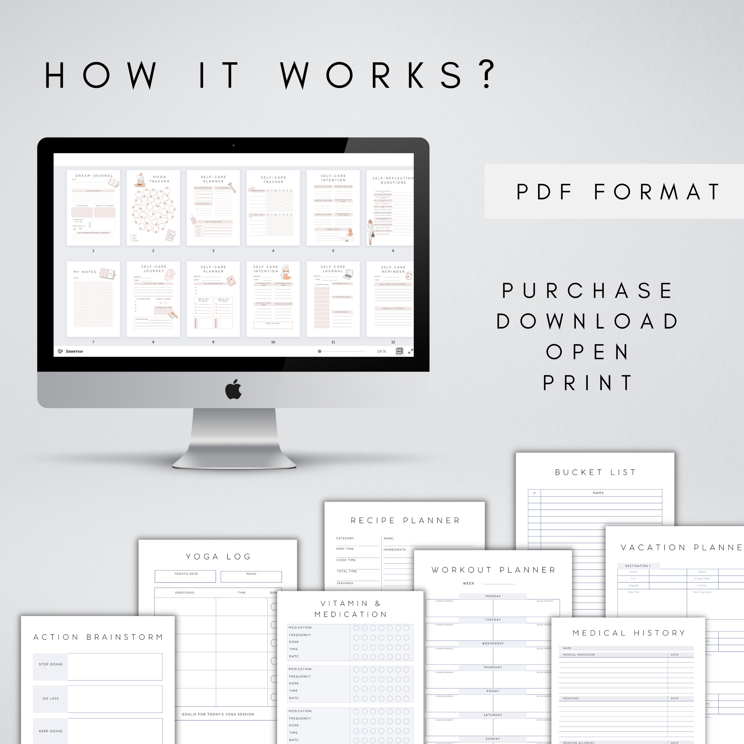 Printable House Management Binder | Digital Household Planner | Life ...