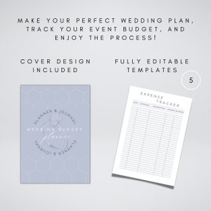 Wedding Budget Planner Printable | Editable Wedding Expense Tracker PDF ...